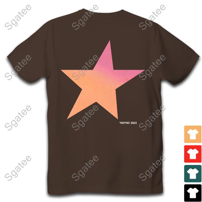 Nsync Logo Star Tee Shirt - Sgatee